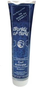 world of curls curl activator conditioner & oil sheen for regular hair, 6 oz