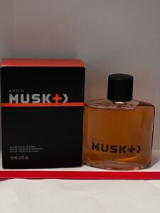 avon musk + fire eau de toilette 2.5 oz