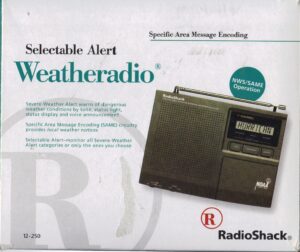 radioshack 7-channel weatheradio model 12-250