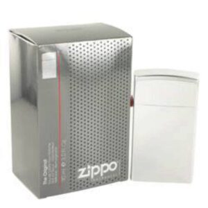 zippo fragrances, the original, eau de toilette spray, refillable, 3.0 oz / 90 ml (silver)