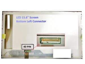 dell inspiron n5110 laptop screen 15.6 led bottom left wxga hd 1366x768