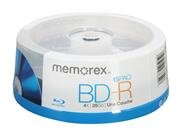 memorex 25gb 4x bd-r 15 packs spindle disc # 97854