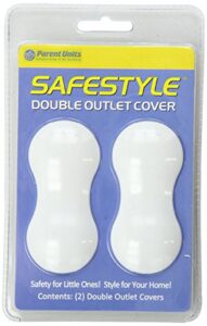 parent units safestyledouble outlet cover, 2-count