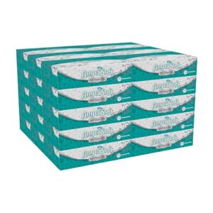 georgia-pacific angel soft professional series 2-ply facial tissue, 30 flat boxes, 100 sheets per box (48580)