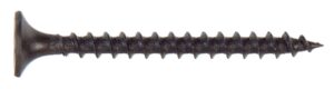 the project center hillman 41592 flat head 8 x 1 1/4 particle board screw, black