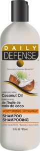 daily defense shampoo coconut oil 16 fluid ounce