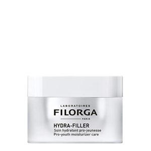 filorga hydra-filler pro-youth skin moisturizer balm, anti aging micro-filler treatment with hyaluronic acid for hydrating face wrinkle reduction, 1.69 fl oz (pack of 1)