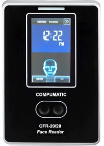 compumatic cfr-20/20 v2 touchless biometric face recognition time clock system, wifi, computime101 software included, 0 no monthly fees!!