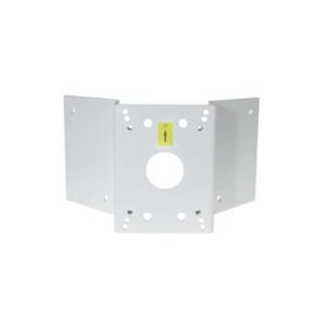 axis communications t91a64 corner bracket for t91a61/t95a61 wall bracket/q6032-e ptz dome network cameras, white