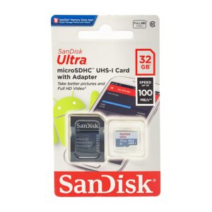 sandisk ultra 32gb microsdhc class 10 uhs memory card speed up to 30mb/s with adapter - sdsdqua-032g-u46a [old version]