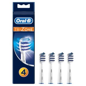 oral-b trizone toothbrush heads pack of 4 replacement refills for electric