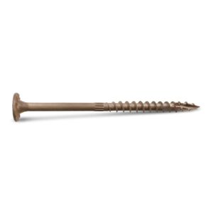 simpson strong-tie sdws22500db-r50 strong-drive sdws timber screw (exterior grade) — 0.220 in. x 5 in. t40, tan (50-qty)