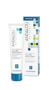 andalou naturals acai + kombucha oil-free moisturizer, white tea, 2.1 fl oz