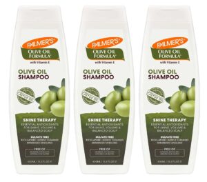 palmer's olive oil formula with vitamin e, smoothing shampoo 13.50 oz (pack of 3)