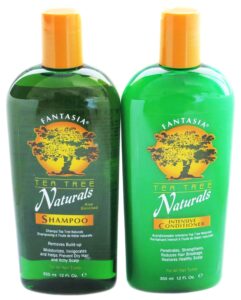 fantasia ic tea tree naturals shampoo and conditioner 12 ounces each