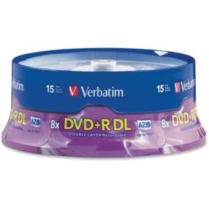 verbatim - 8x double layer dvd+r - 15 pack spindle