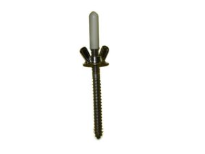 simpson strong-tie sps25344-kt storm-panel screw — 1/4 in. x 3-7/16 in. type 302 (25-qty)