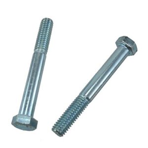 3/8"-16 x 6" zinc plated grade 5 hex head bolt (quantity of 1)