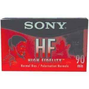 sony c90hfr standard, 90 min cassette tape