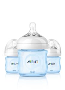 philips avent natural bottle set 3 pack - 4oz (boy)