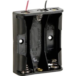 velleman bh331a battery holder for 3 x aa cell with leads, 1 grade to 12 grade