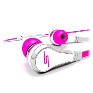 sms audio sms-eb-pnk street by 50 cent wired in-ear headphones - pink