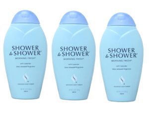 shower to shower morning fresh body powder, 8 oz (3 pack)