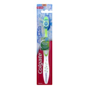 colgate max white full head toothbrush, soft