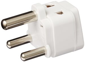 ckitze ba-10la grounded universal 2 in 1 plug adapter type m for south africa & more - ce certified