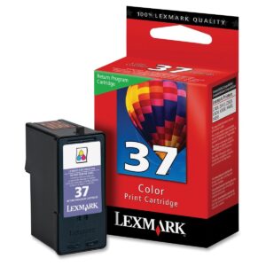 lexmark 37 (18c2140) color oem genuine inkjet/ink cartridge - retail