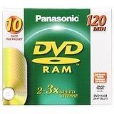 lm-af120lu10 panasonic 3x dvd-ram single-sided media lm-af120lu10