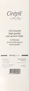 cirepil - organic waxing strips - smooth non-woven strips for cirepil soft waxes (strips) - 250 units