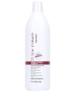 ice cream keratin restructuring shampoo 33.8oz by inebrya