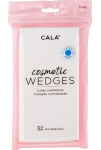 cala 32 pcs makeup wedges sponges non latex oil resistant for all skin types # 70987