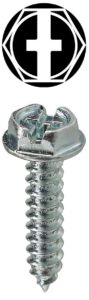 l.h. dottie hwsms102 sheet metal screw washer head, slotted, no.10 by 2-inch length, 5/16-inch hex, zinc plated, 50-pack