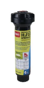 toro 53892 precision h2flo 4-inch sprinkler pop up with nozzle, quarter