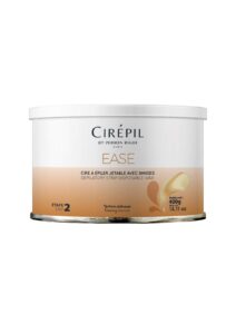 cirepil - ease wax - 400g / 14.11 oz wax tin - unscented - creamy texture - perfect for large areas - best for fine hair & dry skin types - strips needed