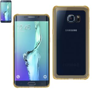 reiko tpu carrying case for samsung galaxy s6 edge plus - retail packaging - gold