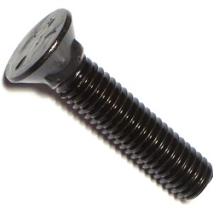 hard-to-find fastener 014973294410 grade 5 plain plow bolts, 7/16-14 x 2, piece-8