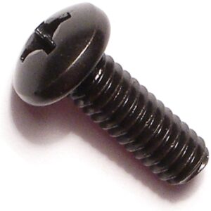 hard-to-find fastener 014973174286 phillips pan machine screws, 1/4-20 x 3/4, piece-15, black