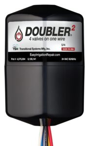 doubler2 - 4 valves on one wire / expand or repair your irrigation system with ease