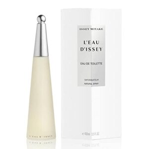 issey miyake l'eau d'issey eau de toilettes spray for women, 3.3 fluid ounce