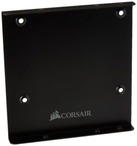 corsair ssd mounting bracket kit 2.5" to 3.5" drive bay(cssd-brkt1), black