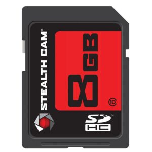 stealth cam 8gb secured digital card, single pack