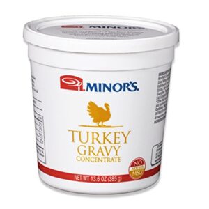 minor's gravy concentrate, turkey, 13.6 ounce