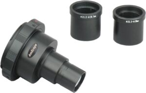 amscope ca-can-slr-iii new canon slr / d-slr camera adapter for microscopes - microscope adapter