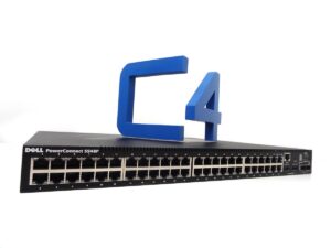 dell powerconnect 5548p switch - 48 ports - manageable - 48 x poe - stack port - 2 x expansion slots - 10/100/1000base-t - poe ports - rack-mountable