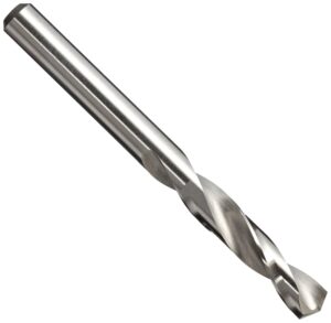 yg-1 d2148 high speed steel screw machine drill bit, uncoated finish, straight shank, slow spiral, 135 degree, #19 size, 21/128" diameter x 2-1/8" length (pack of 5)