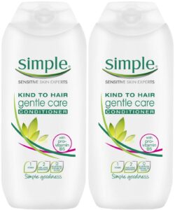 simple kind to hair gentle care conditioner, 6.7 ounce / 200 ml (pack of 2)