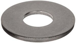 small parts steel flat washer, plain finish, astm f436 type 1, 7/8" screw size, 15/16" id, 1-3/4" od, 0.135" thick (pack of 25)